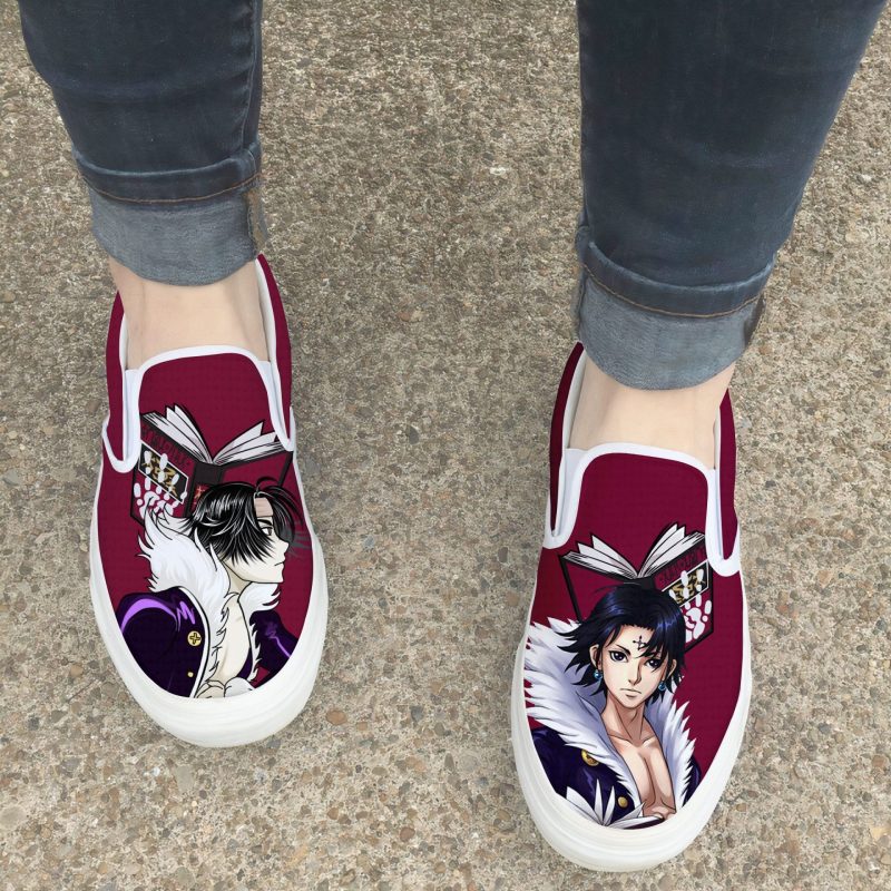 HUNTER X HUNTER Chrollo Lucilfer Anime Classic Slip On Shoes