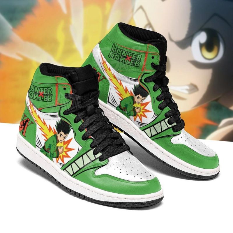 HUNTER X HUNTER Gon Freecss Limited Edition Air Jordan 1 High Sneakers
