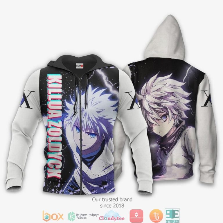 HUNTER X HUNTER Killua Zoldyck Anime Manga Zip Up Hoodie