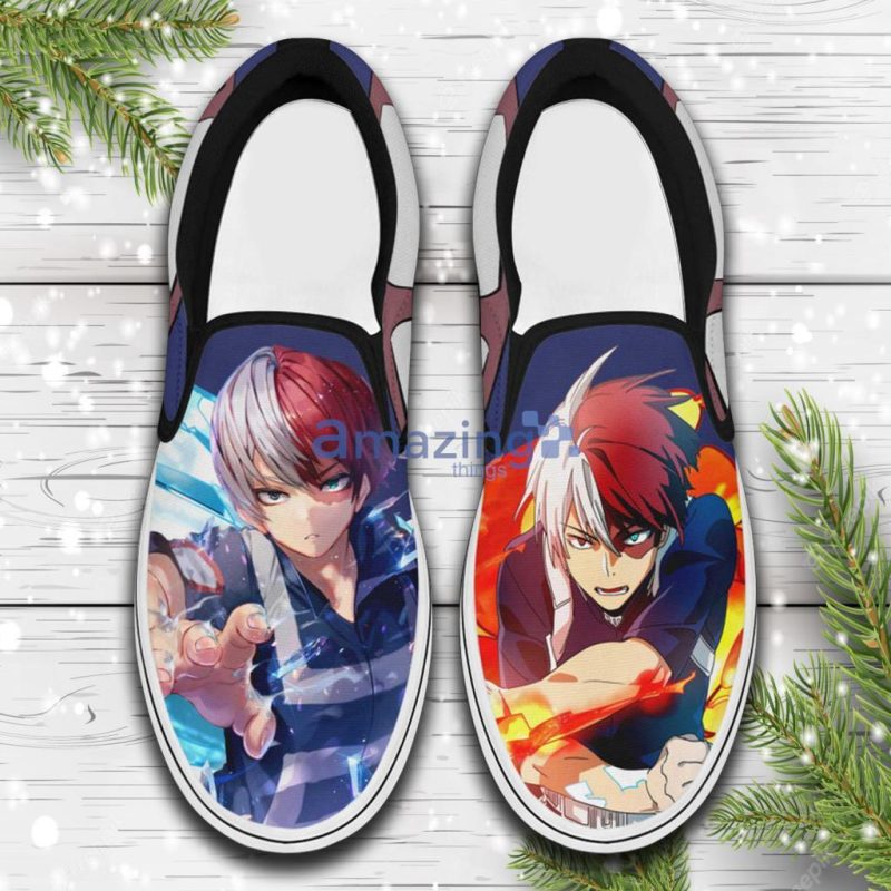MY HERO ACADEMIA Shoto Todoroki Anime Slip On Shoes