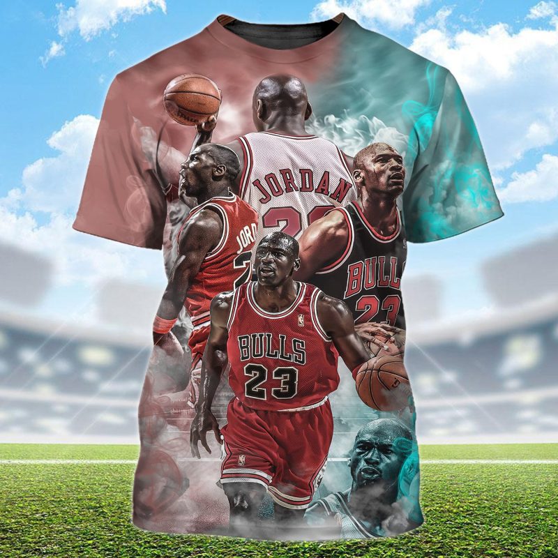 NBA Chicago Bulls Michael Jordan Player T-Shirt