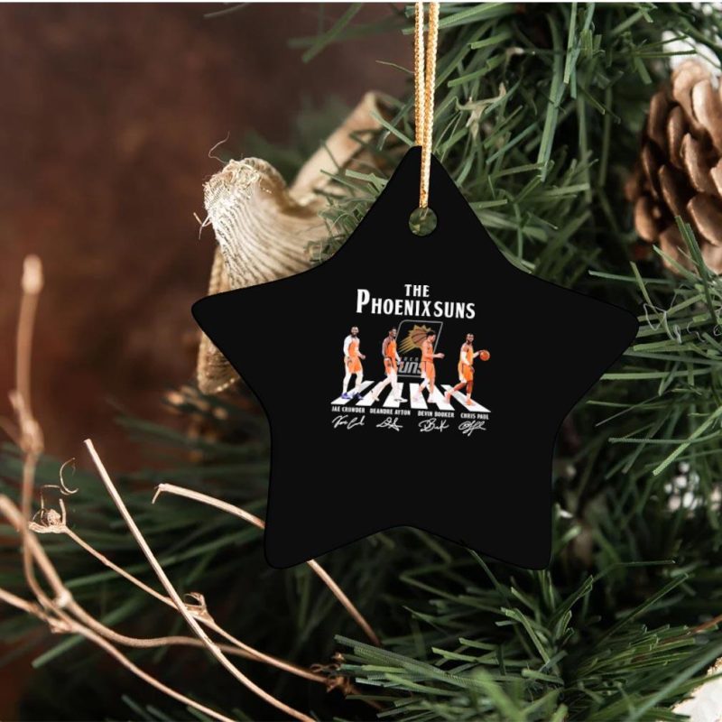 NBA Phoenix Suns 4 Players Signature Star Ornament