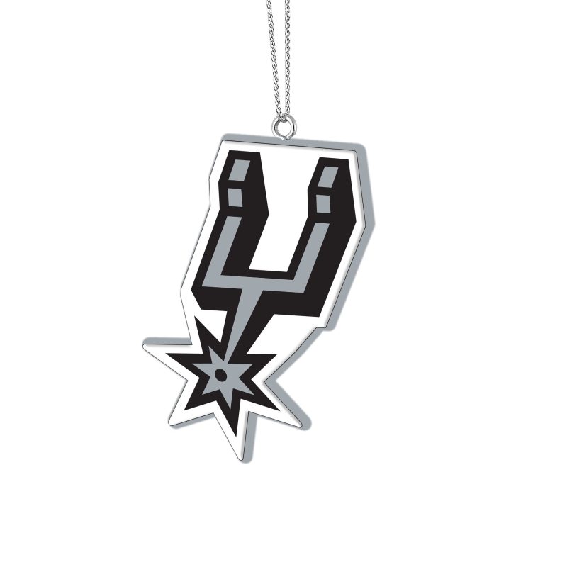 NBA San Antonio Spurs Resin Logo Custom Shaped Ornament