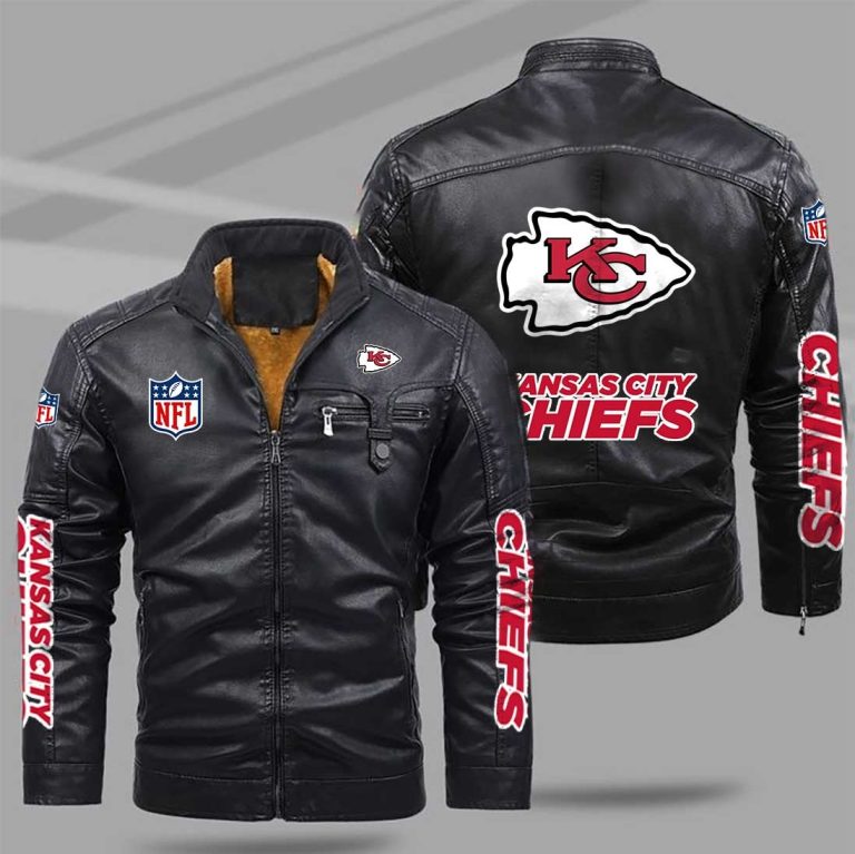 NFL Kansas City Chiefs Leather Jacket