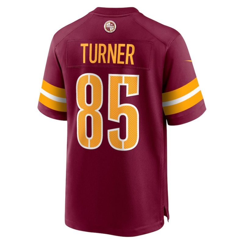 Washington Commanders Cole Turner Nike Burgundy NFL Game Jersey