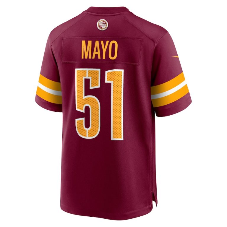 Washington Commanders David Mayo Nike Burgundy NFL Game Jersey
