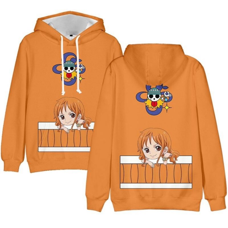 ONE PIECE Nami Chibi Pullover Hoodie
