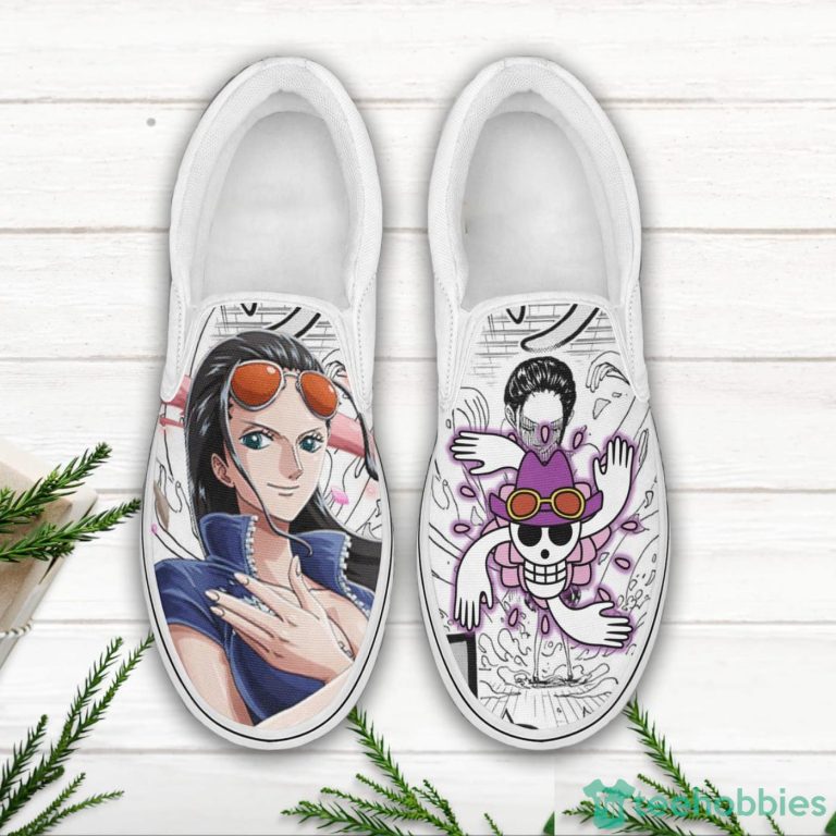 ONE PIECE Nico Robin White Slip On Shoes