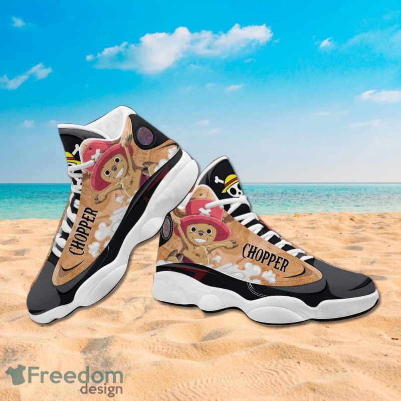 ONE PIECE Tony Tony Chopper Black Air Jordan 13 Shoes