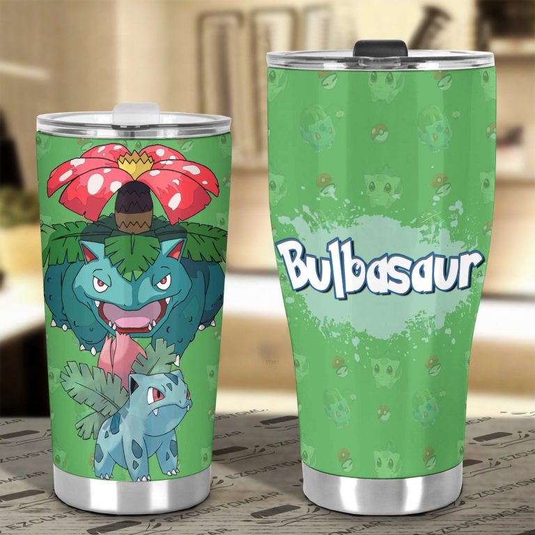 POKEMON Bulbasaur Green Tumbler
