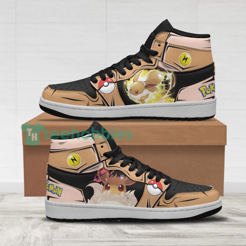 POKEMON Eevee Style Air Jordan 1 High Sneakers