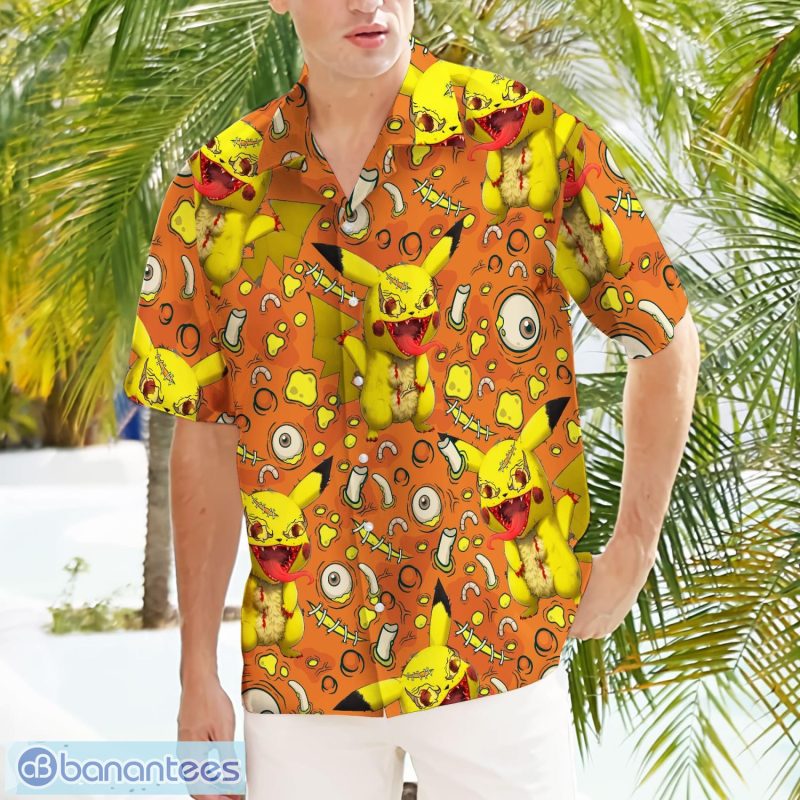 POKEMON Pikachu Zombie Hawaiian Shirt