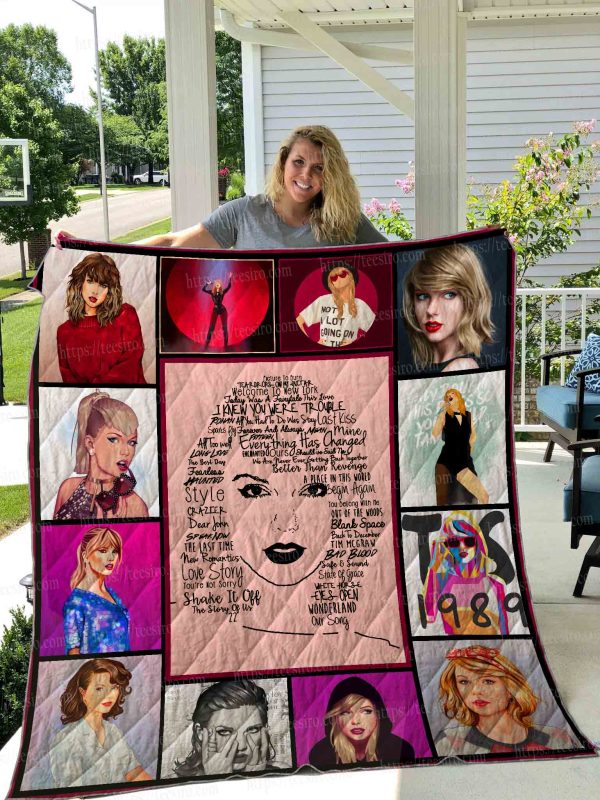 Taylor Swift Style 3 Quilt Blanket