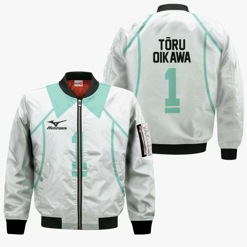 HAIKYU Toru Oikawa Number 1 Bomber Jacket