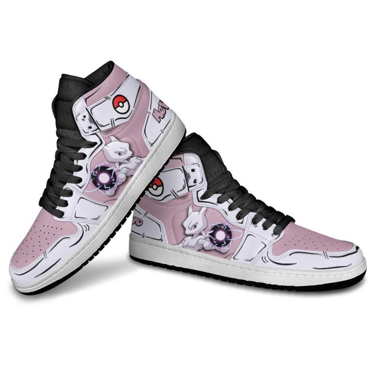 POKEMON Mewtwo Pink Air Jordan 1 High Sneakers