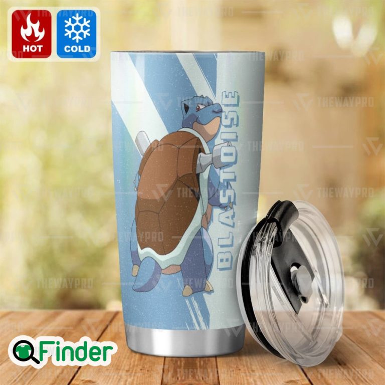 POKEMON Blastoise Blue Tumbler