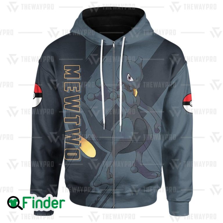 POKEMON Mewtwo Legendary Zip Up Hoodie