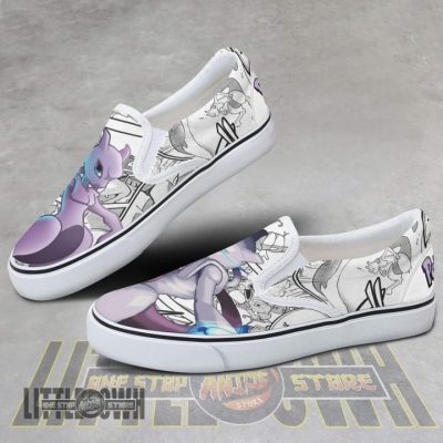 POKEMON Mewtwo White Slip On Shoes