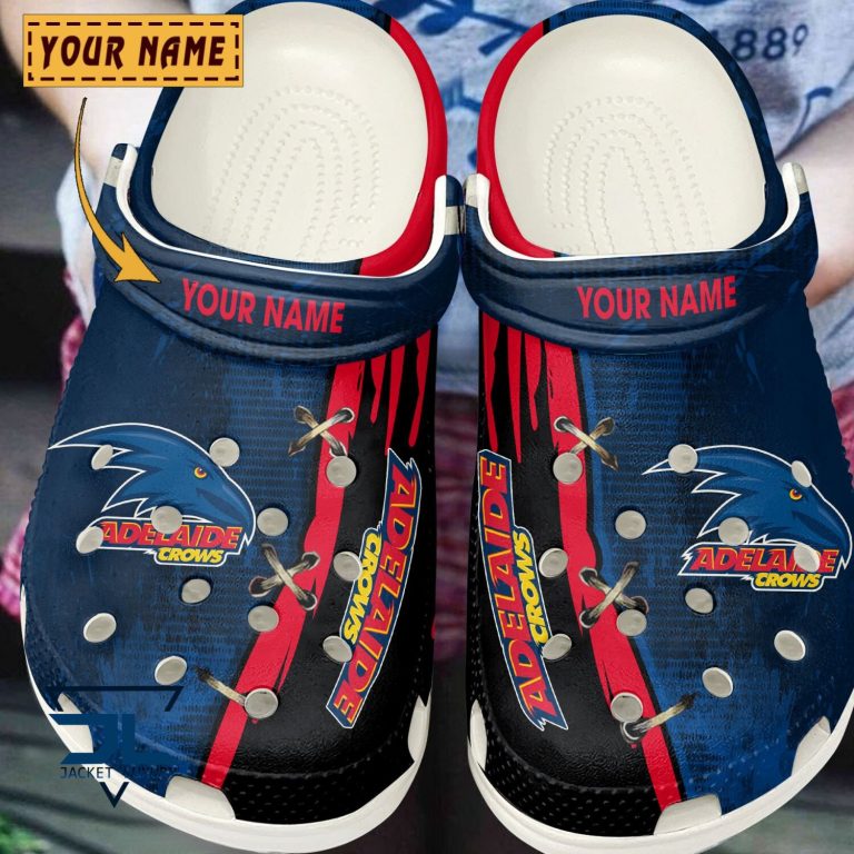 AFL Adelaide Crows Custom Name Special Crocs