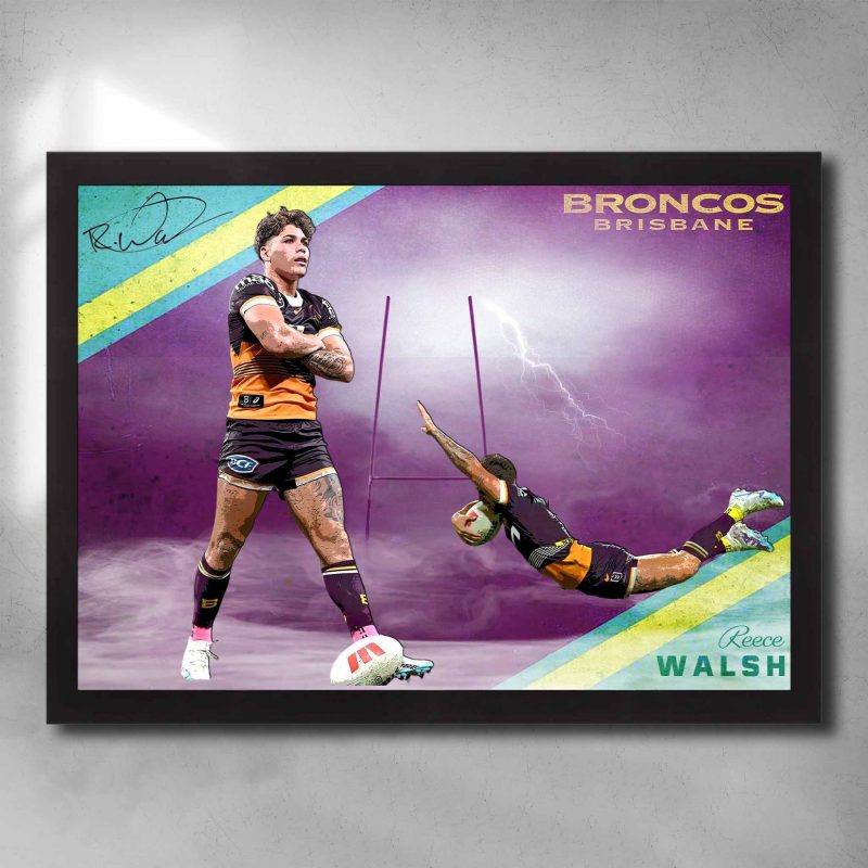 NRL Brisbane Broncos Landscape Canvas