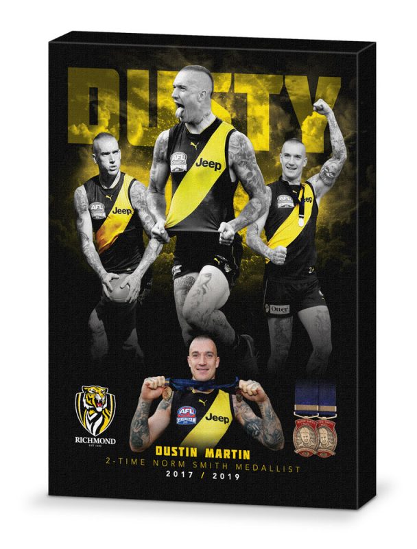 AFL Richmond Tigers Dusty Martin Portrait Canvas