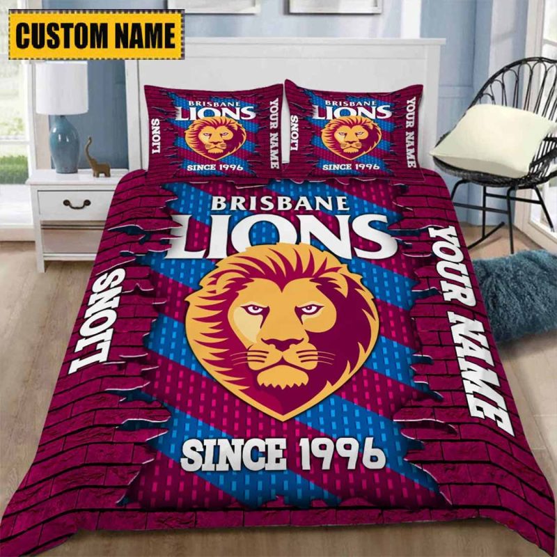 Brisbane Lions Custom Name Special Edition Doona Cover