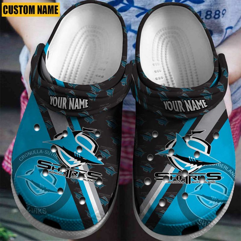 Cronulla-Sutherland Sharks Custom Name Special Edition Crocs