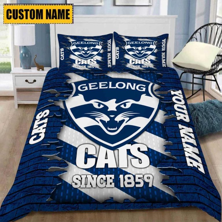 Geelong Cats Custom Name Special Edition Doona Cover