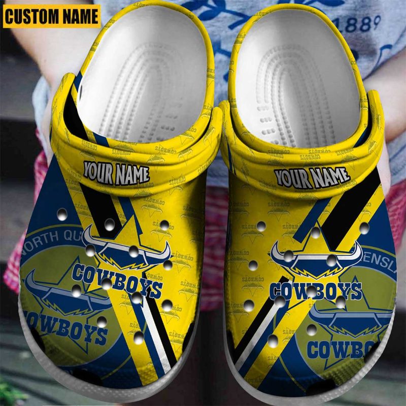 North Queensland Cowboys Custom Name Special Edition Crocs