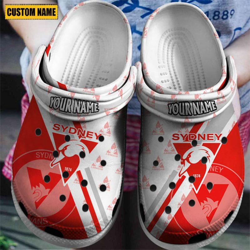 Sydney Swans Custom Name Special Edition Crocs