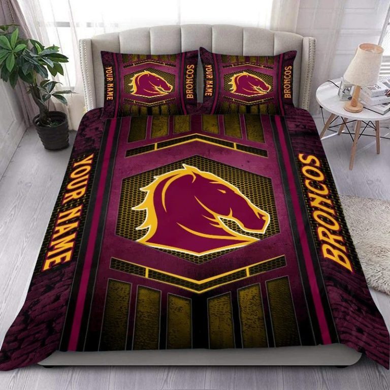 Brisbane Broncos Custom Name New Edition Doona Cover