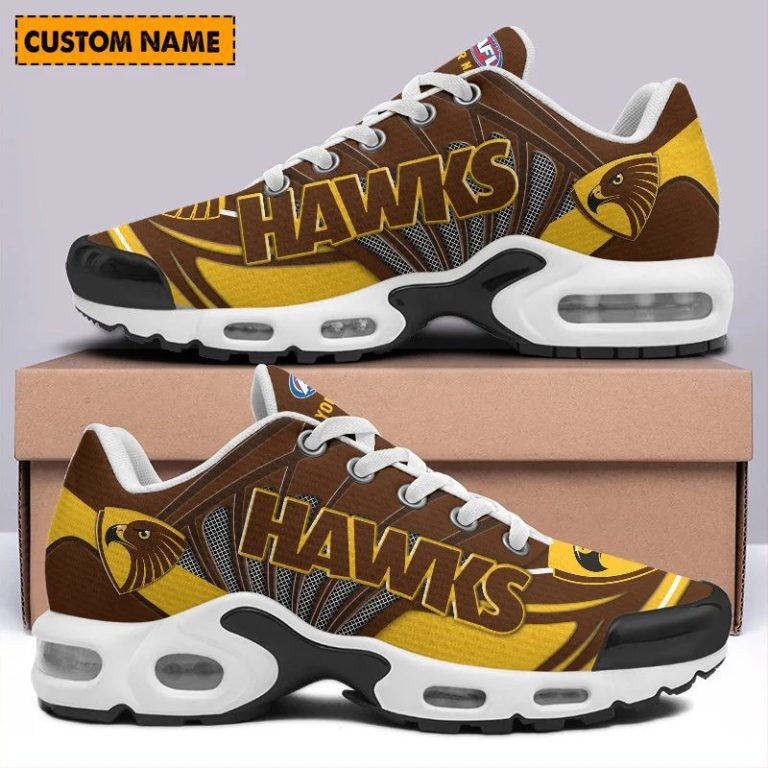 Hawthorn Hawks Custom Name Fan Edition Air Max Plus Shoes