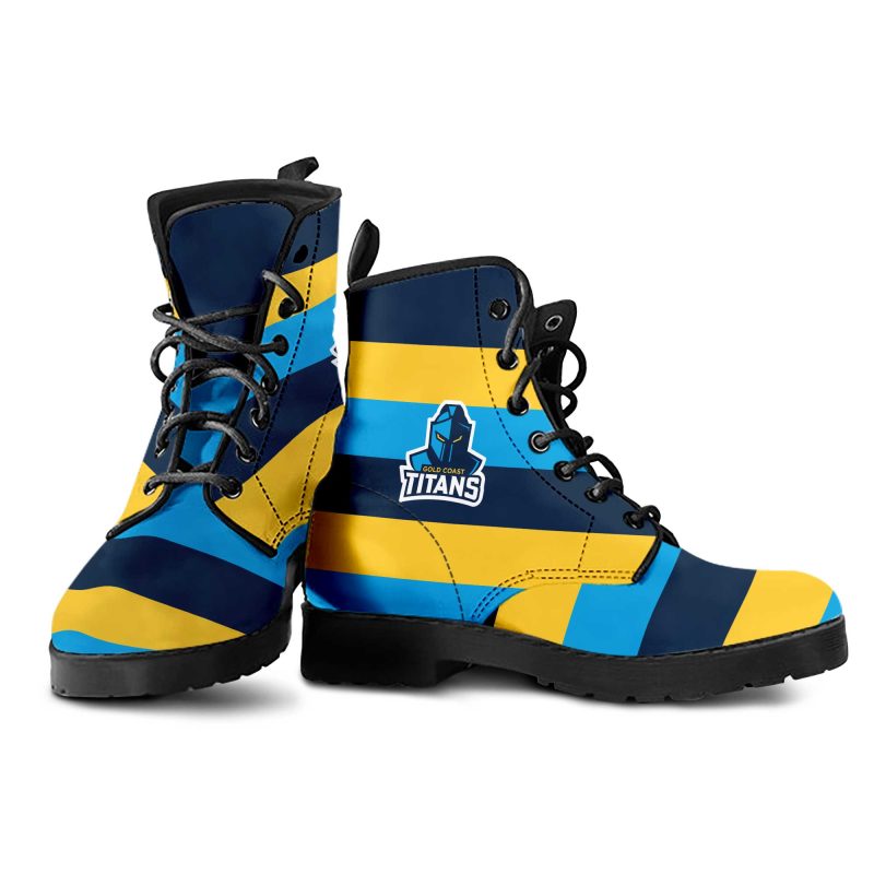 NRL Gold Coast Titans Leather Boots