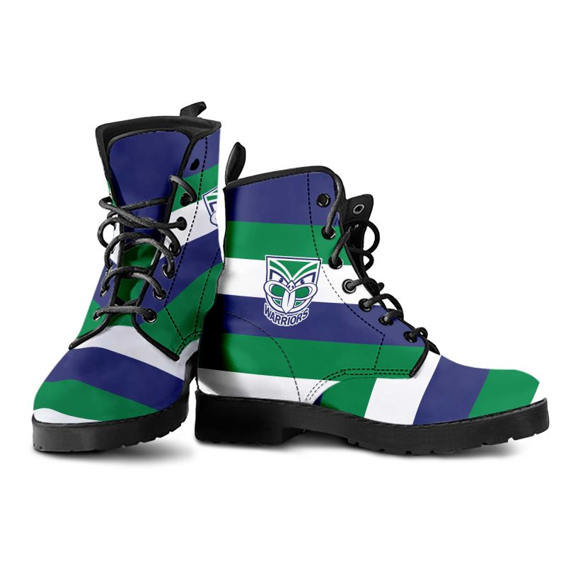 NRL New Zealand Warriors Leather Boots