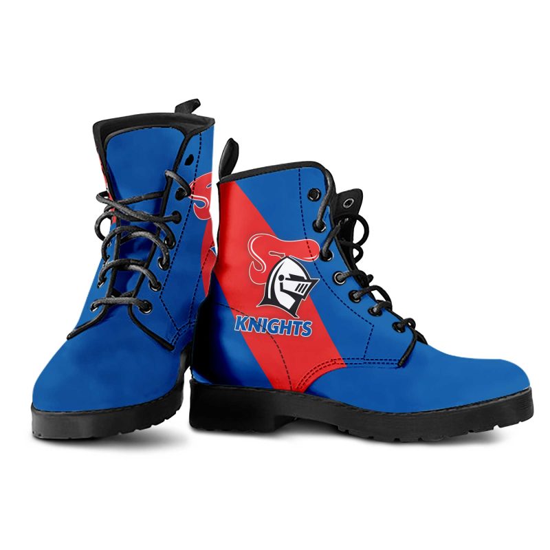 NRL Newcastle Knights Leather Boots
