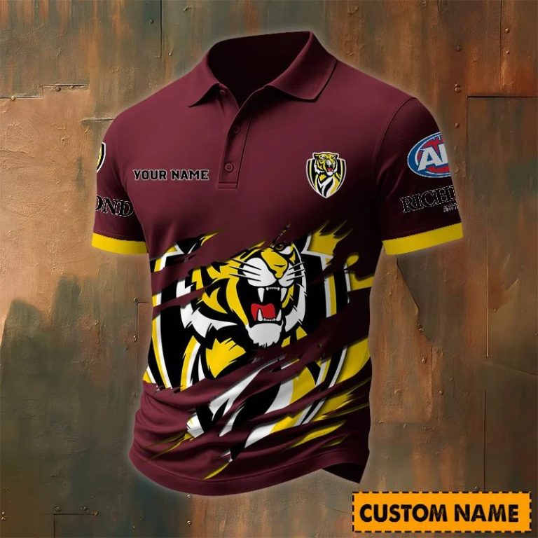 Richmond Tigers Custom Name New Edition Polo Shirt