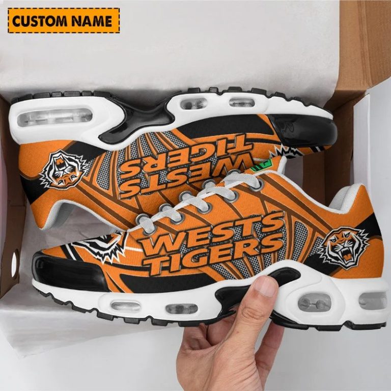 Wests Tigers Custom Name Fan Edition Air Max Plus Shoes
